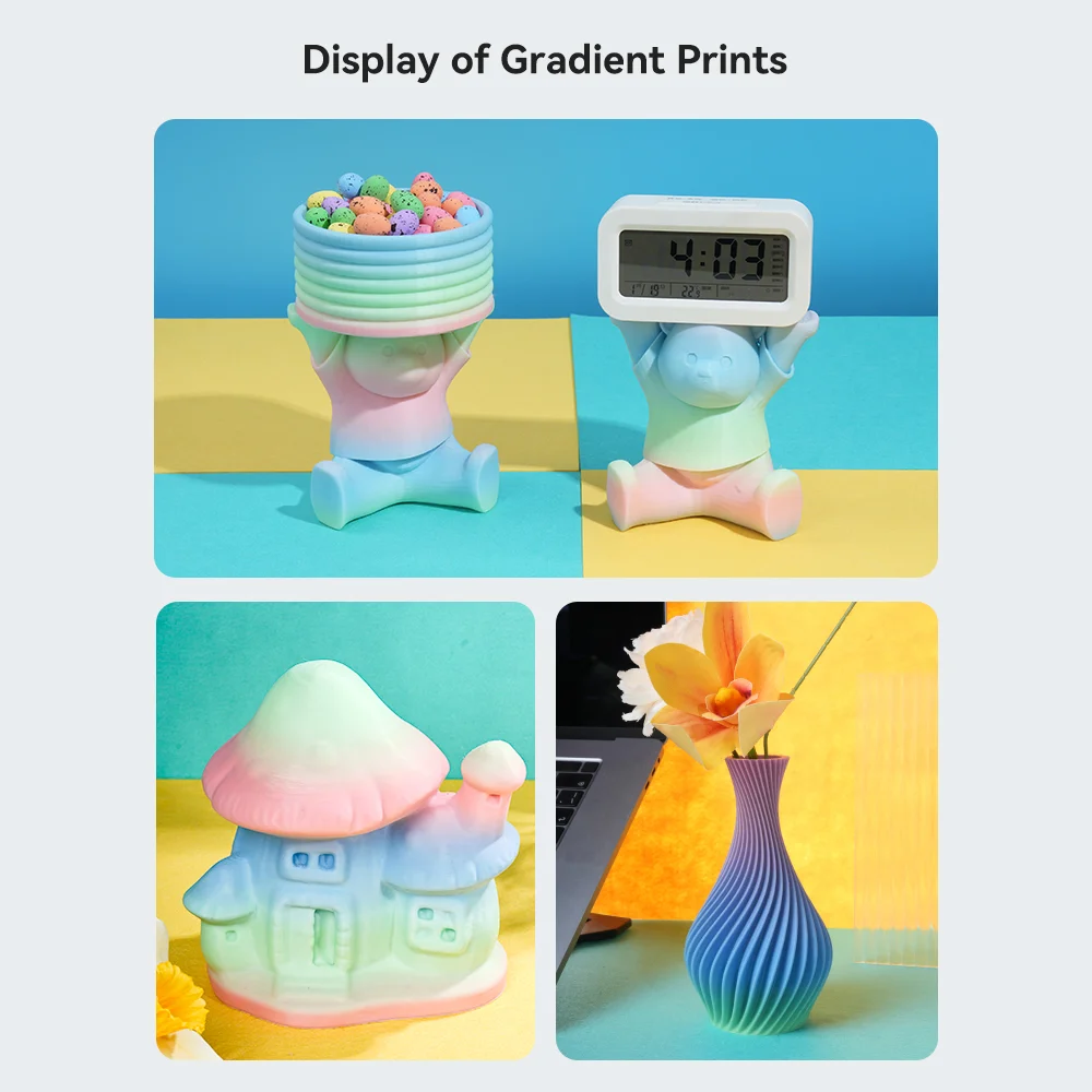 Creality Hyper PLA Gökkuşağı Spring Lake Filament 1.75mm 1kg
